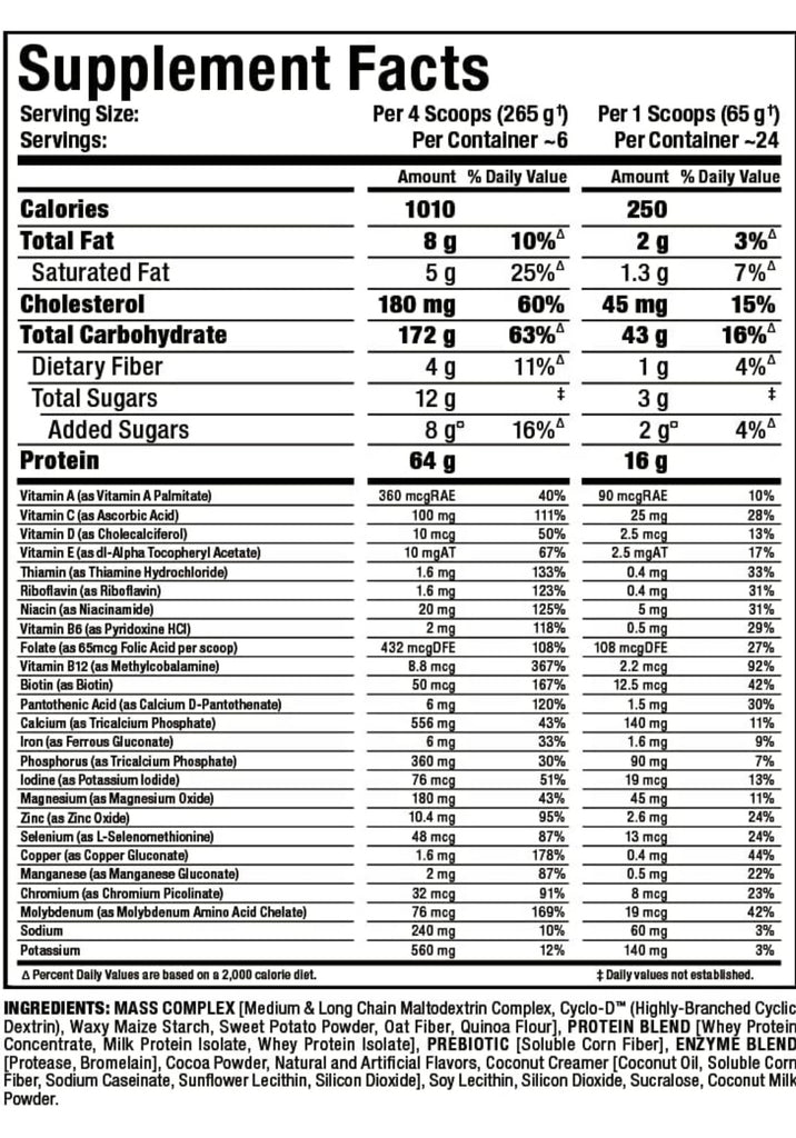 Allmax Quickmass Mass Gainer - Steel Suppliers